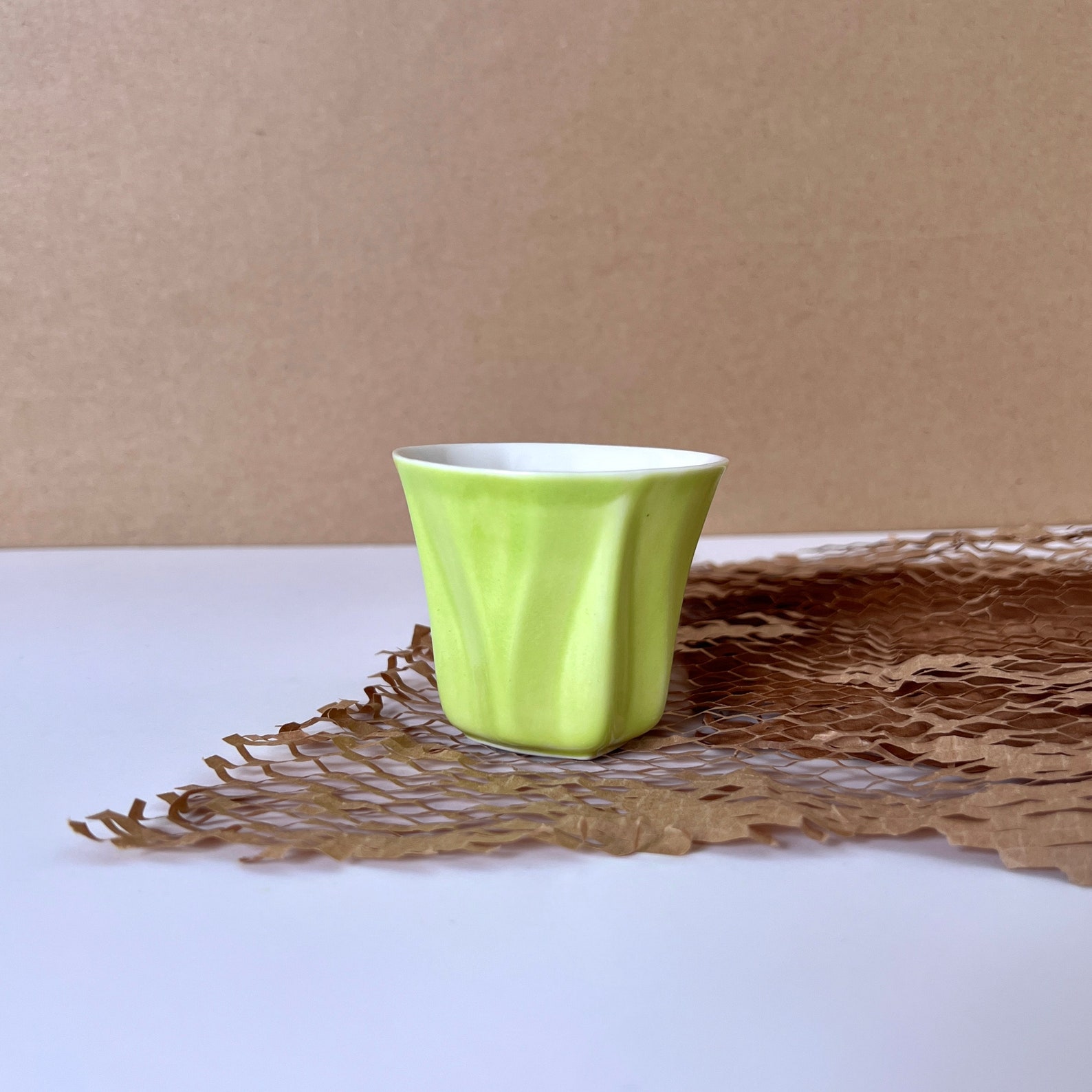 Porcelain Handmade Double Espresso Cup, Gift for Coffee Lover, Coffee ...