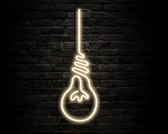 Custom Light Bulb Sign - Etsy