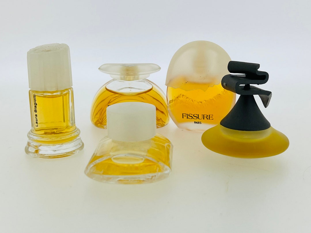 Set 5 Miniature Perfume, Echo Mario Valentino,fissure Defi,roma Laura ...