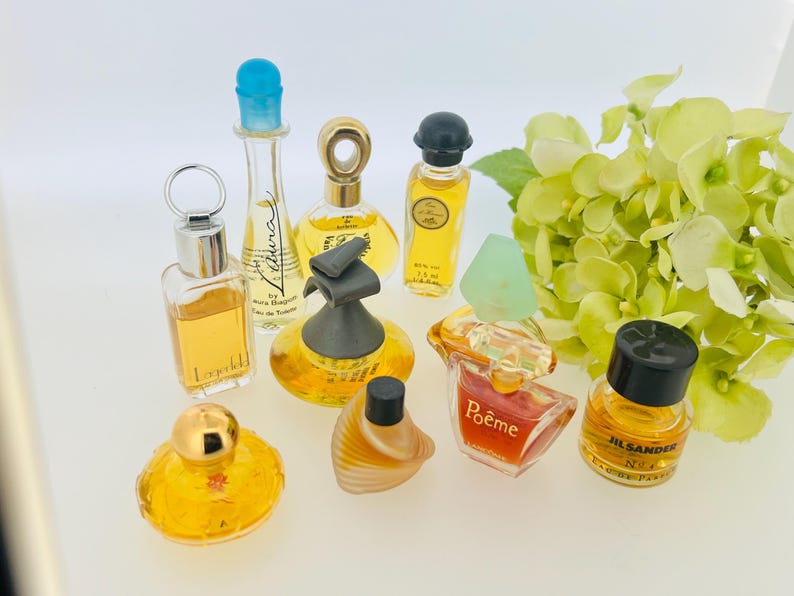 Vintage 10 Miniature Perfumes - Eau De Parfum - Etsy