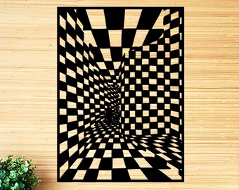Laser Cut Checker Board - Etsy
