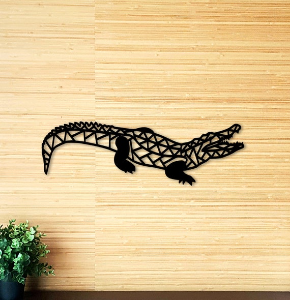 Art & Collectibles Geometric Alligator Figurine Figurines & Knick ...