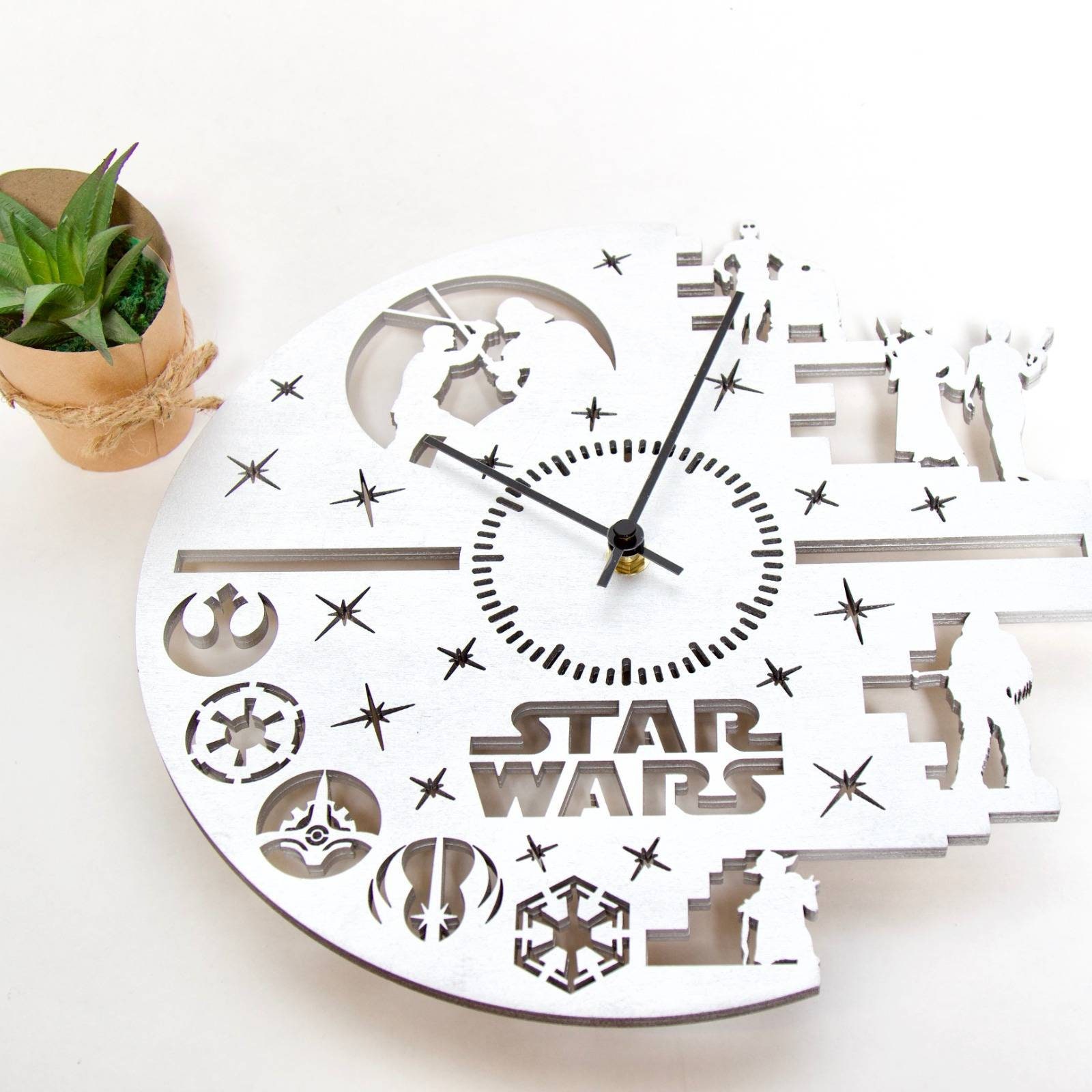 Cool star wars 3d clock - screenseka