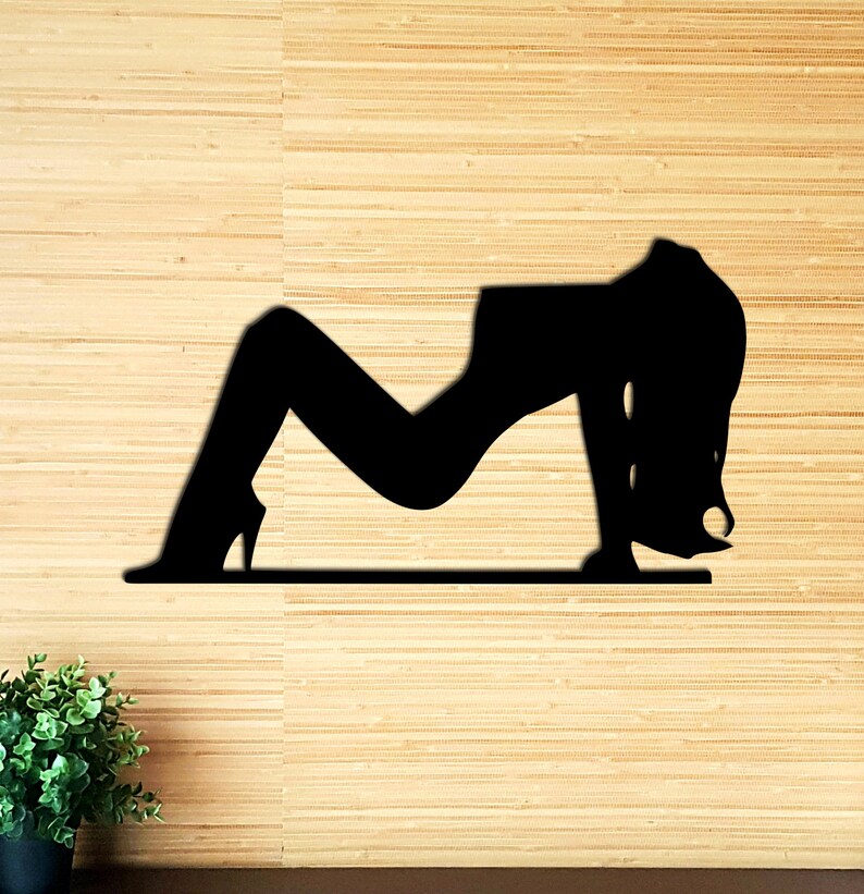 Sexy Woman Decor Woman Silhouette Wall Art Colors Wooden Etsy