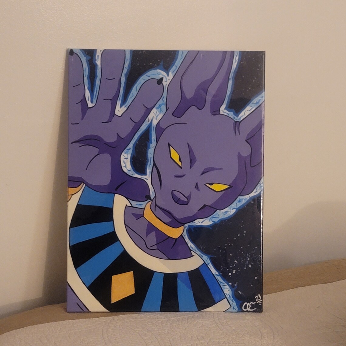 Beerus Painting - Etsy
