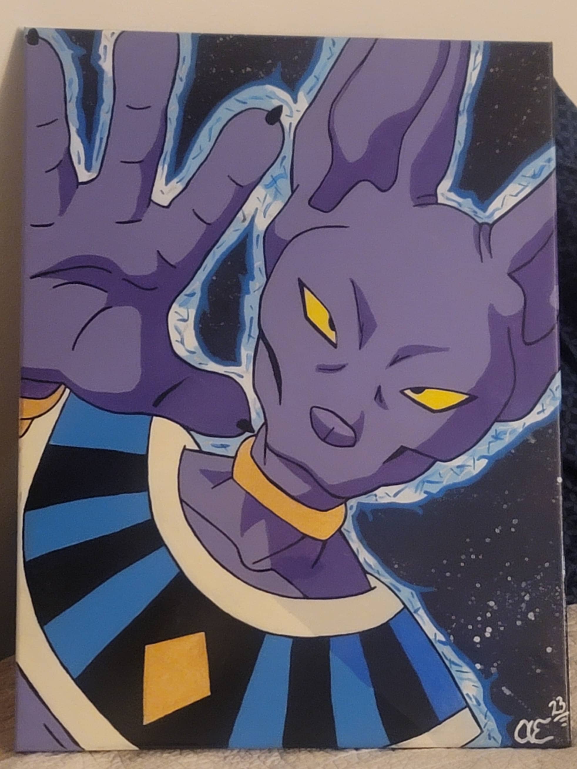 Beerus Painting - Etsy