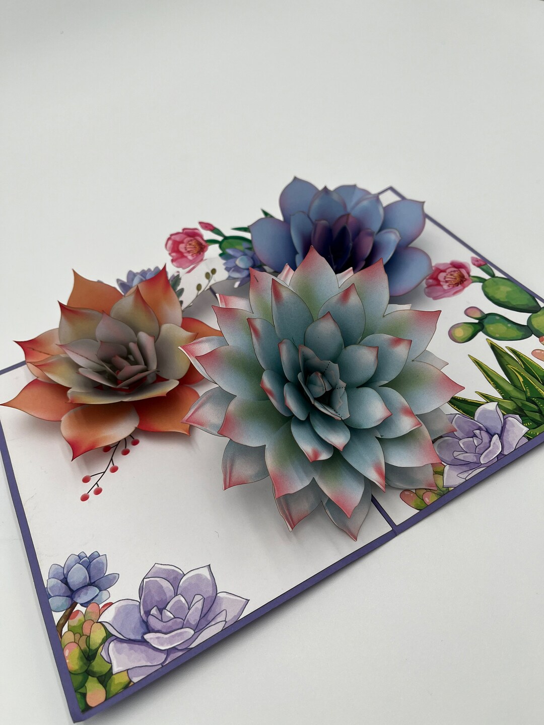 Desert Delight: Succulent Succulents Card Ideal for Any Occasion - Etsy