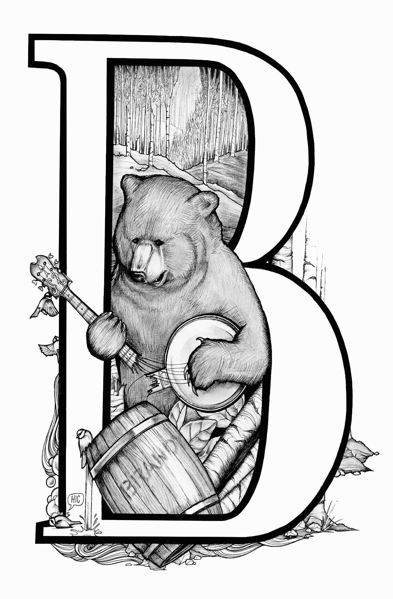 Alphabet Prints A-J - Etsy