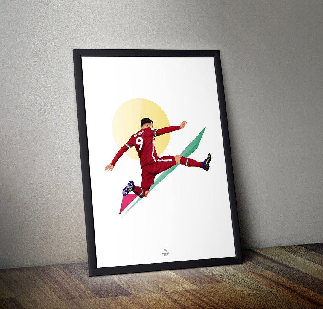 Bobby Firmino 20/21 [liverpool Football Art Print] [illustration] - Etsy