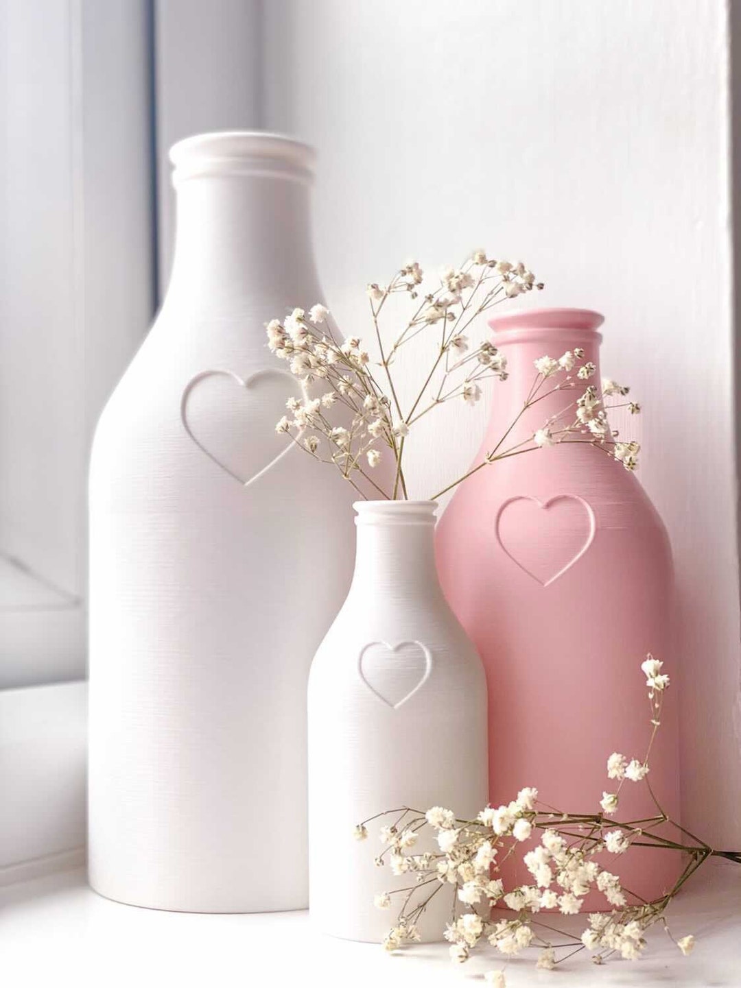 Milk Bottle Vase Boho Vase Vase Home Decor Bottle Vase - Etsy