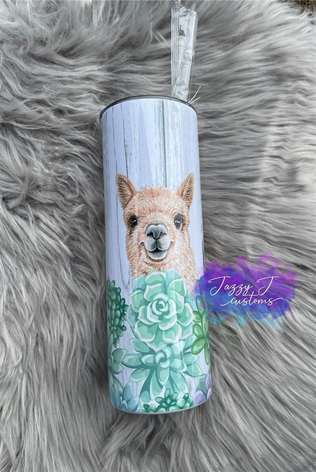 Alpaca Face Tumbler - Etsy