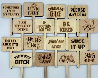 Plant Signs Funny - Etsy