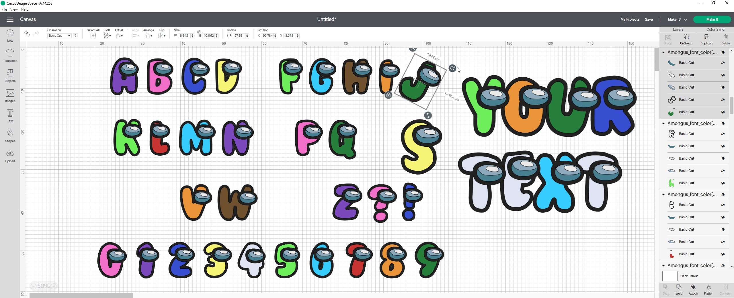 Among Us Font Svg Among Us Alphabet Among Us Birthday Among | Etsy