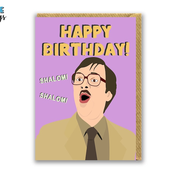 Friday Night Dinner Birthday Card - Etsy