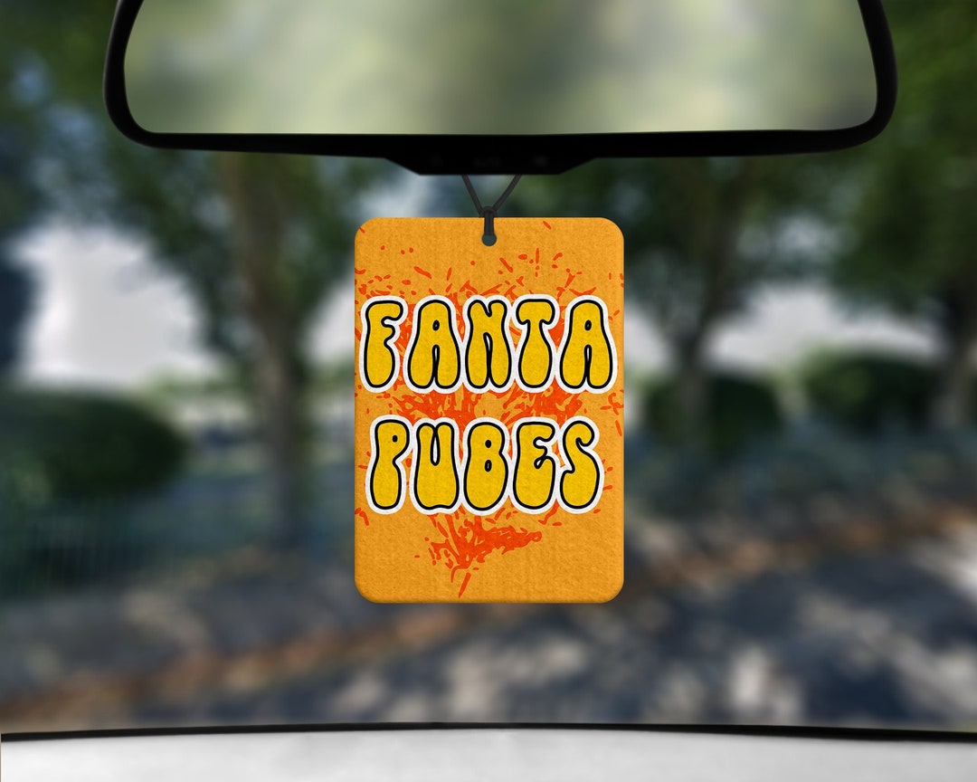 FANTA PUBES - Car Air Freshener - Ginger Friend Funny Gift - Ginger Car ...