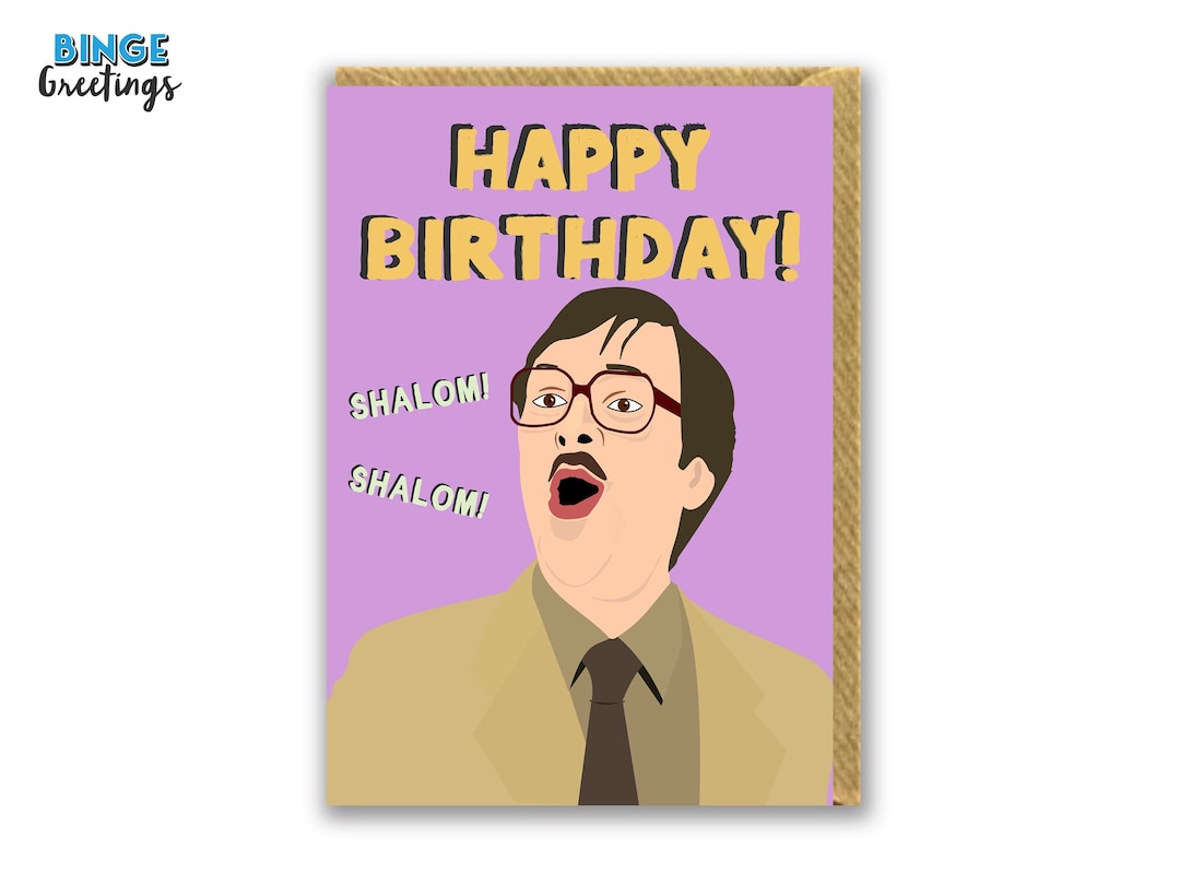 Friday Night Dinner Card Jim Card Shalom Card Jim From Friday Night ...