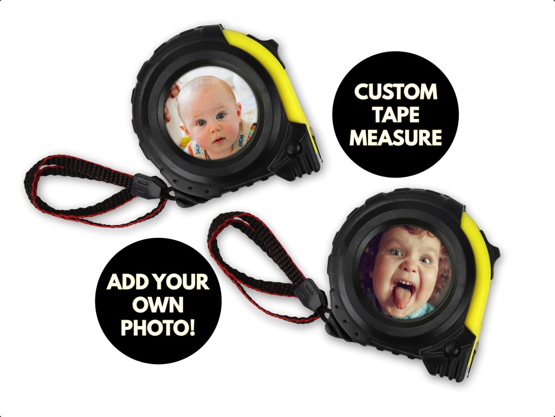Personalised Photo Tape Measure, DIY Gift for Him, Unique Custom ...