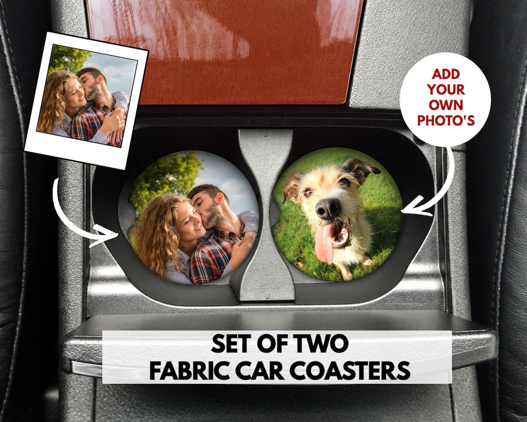 Personalised Photo Car Coasters - Custom Photo Car Gifts for Him or Her ...