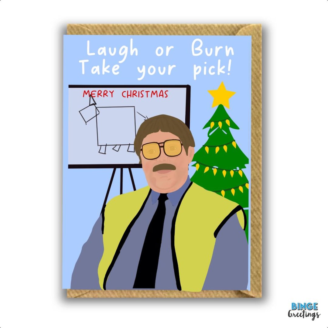 Keith Lard Christmas Card - Peter Kay Card - Phoenix Nights Card ...