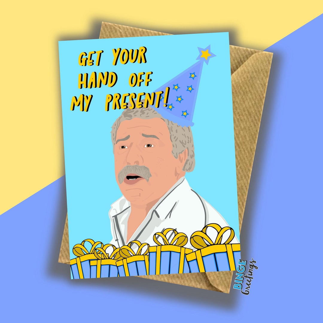 Democracy Manifest Birthday Card - Get Your Hand off My Present ...