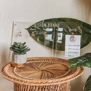 Custom Vision Board Goals Tracker 2020 Goals Inspiration - Etsy