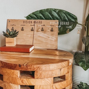 Custom Vision Board Goals Tracker 2020 Goals Inspiration - Etsy