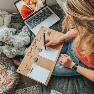 Custom Vision Board Goals Tracker 2020 Goals Inspiration Board Goal ...