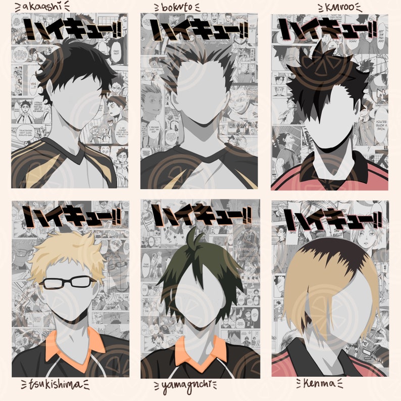 Haikyuu Manga Panel Minimal Poster // 8.5 by 11 Haikyuu | Etsy