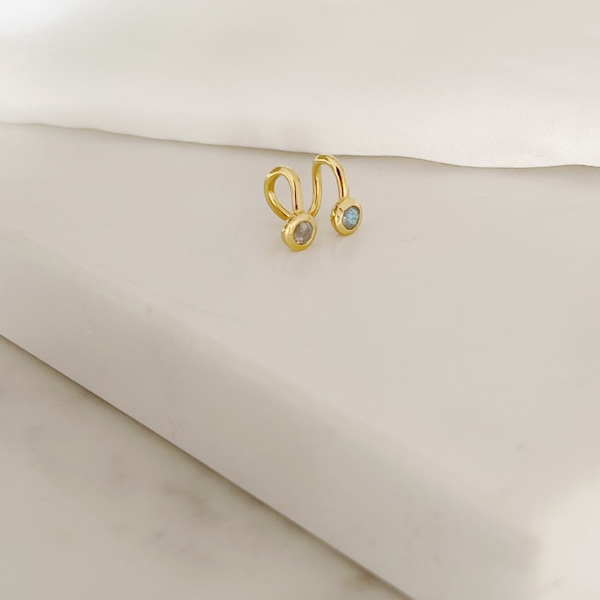 Gemstone Ear Cuff - Etsy