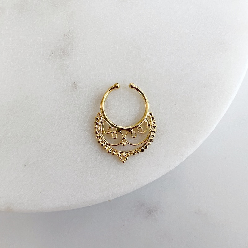 Gold Plated Septum - Etsy
