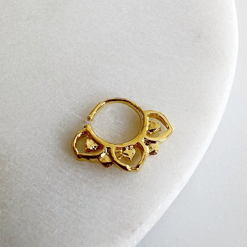 Gold Plated Septum - Etsy