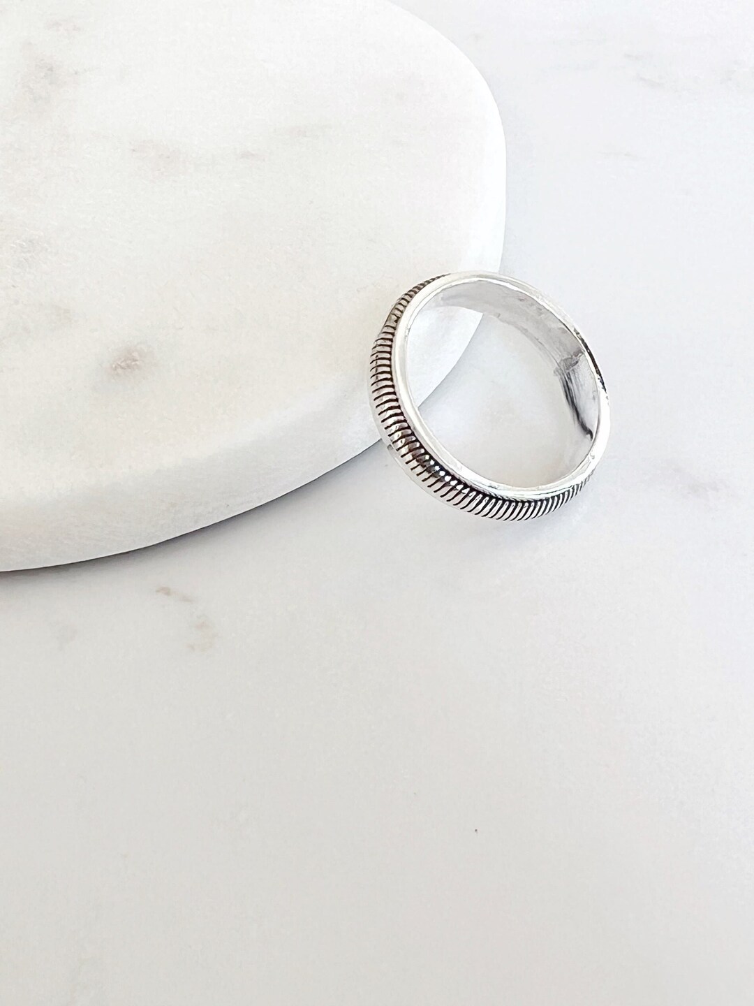 Serenity Spinner Ring - Sterling Silver - Etsy