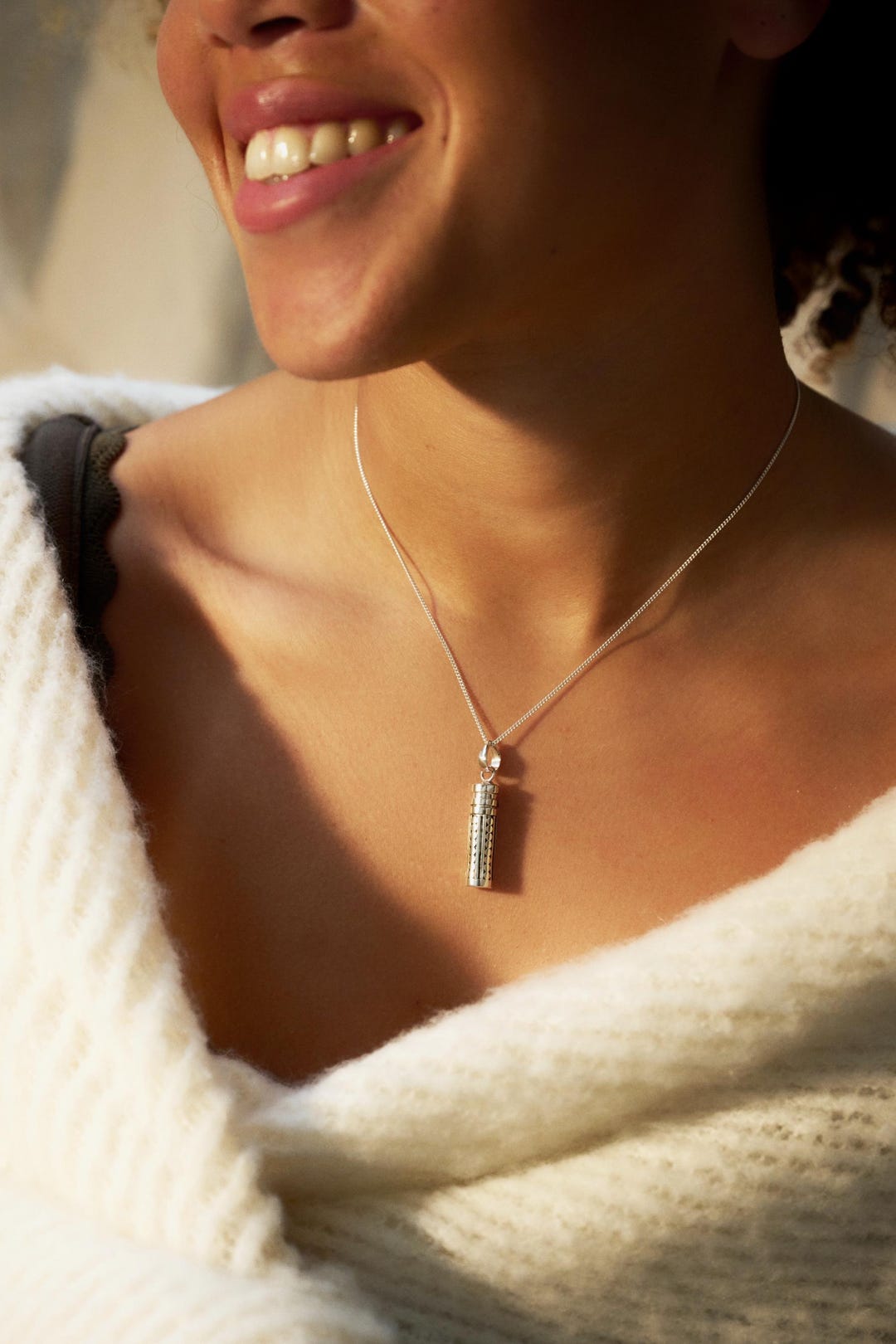 Sterling Silver Lexi Wishing Locket Necklace: Prayer Box Pendant ...