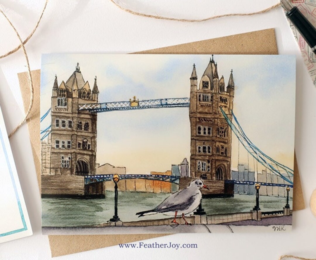 London Greeting Card London Tower Bridge Fine Art - Etsy