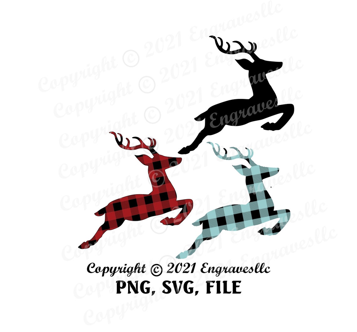 Reindeer Png File , Santa's Reindeer , Png File , Svg File , Printable ...