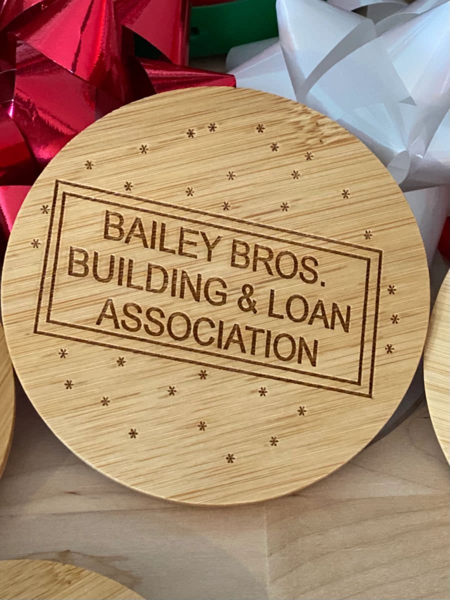 Its a Wonderful Life Series 1 Set of 6 Bamboo Drink - Etsy