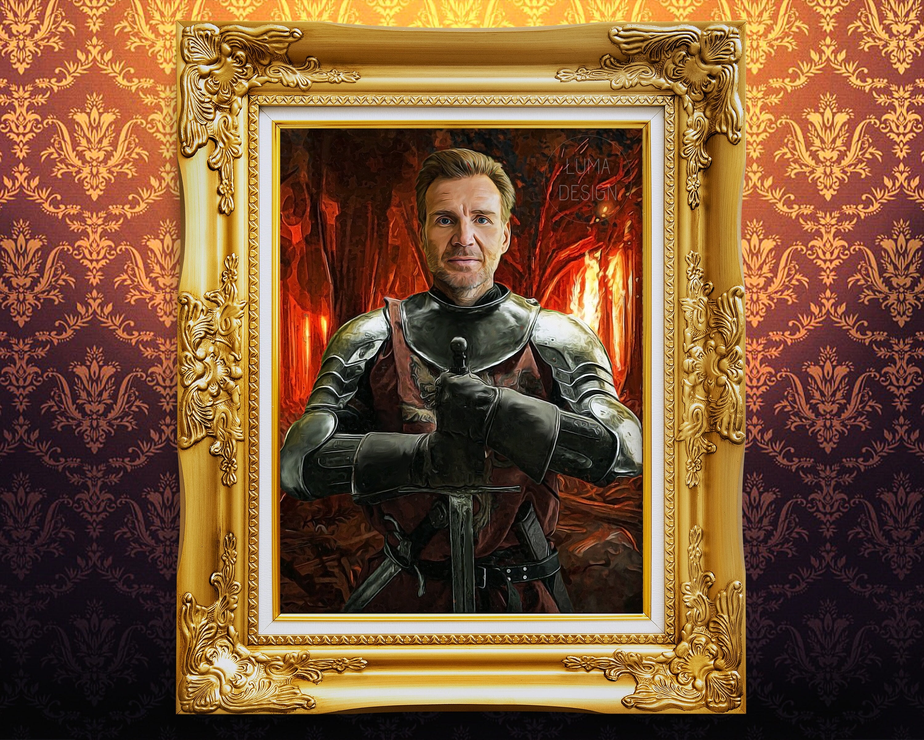 Knight Portrait Painting