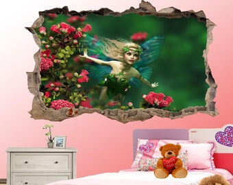 Fantasy Magical Enchanted Forest Wall Sticker Mural Poster | Etsy