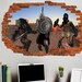 Roman Empire Colosseum Gladiators Wall Sticker Mural Poster Decal Room ...