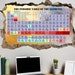 Periodic Table of Elements Educational Wall Sticker Art Poster Mural ...