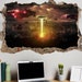 Apocalypse Revelation Alien Invasion City UFO Wall Sticker Art Poster ...