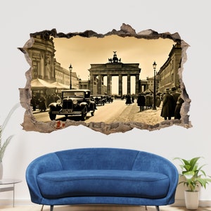 Vintage Berlin Germany Wall Art Sticker Decal Mural Poster Office ...
