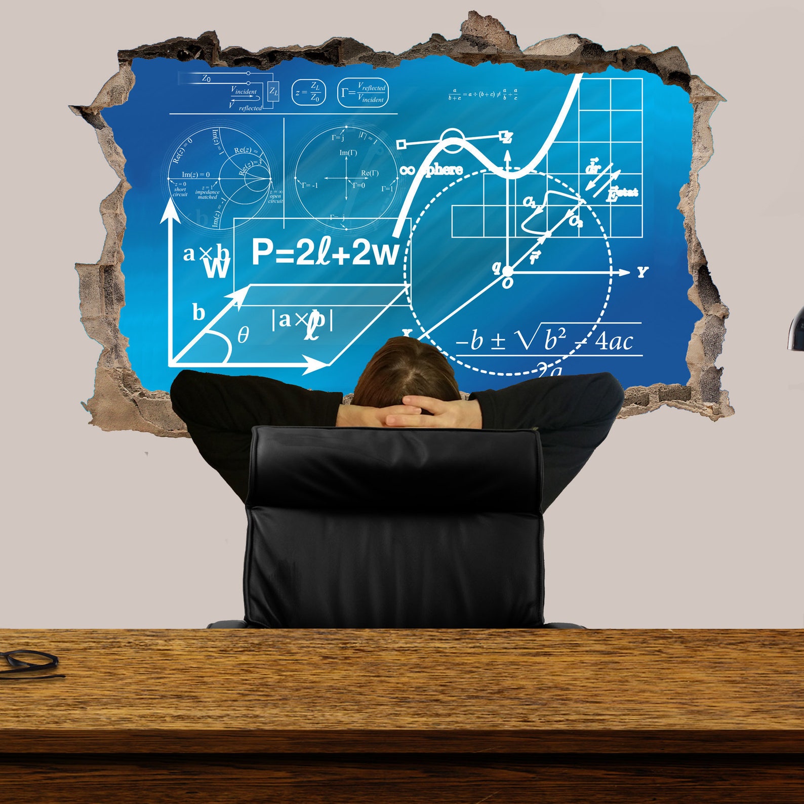 Maths Physics Chemistry Formulas Educational Wall Sticker Art - Etsy