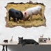 Farm Animals Piglets Pigs Barn Wall Sticker Art Poster Mural Transfer ...