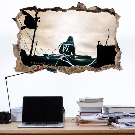 Open Air Music Concert Festival DJ Decks Wall Sticker Art | Etsy