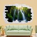 Nature Scenery Waterfall Wall Sticker Self-adhesive Mural Art Decal ...