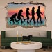 Evolution of Human Educational Wall Sticker Art Poster Mural Transfer ...