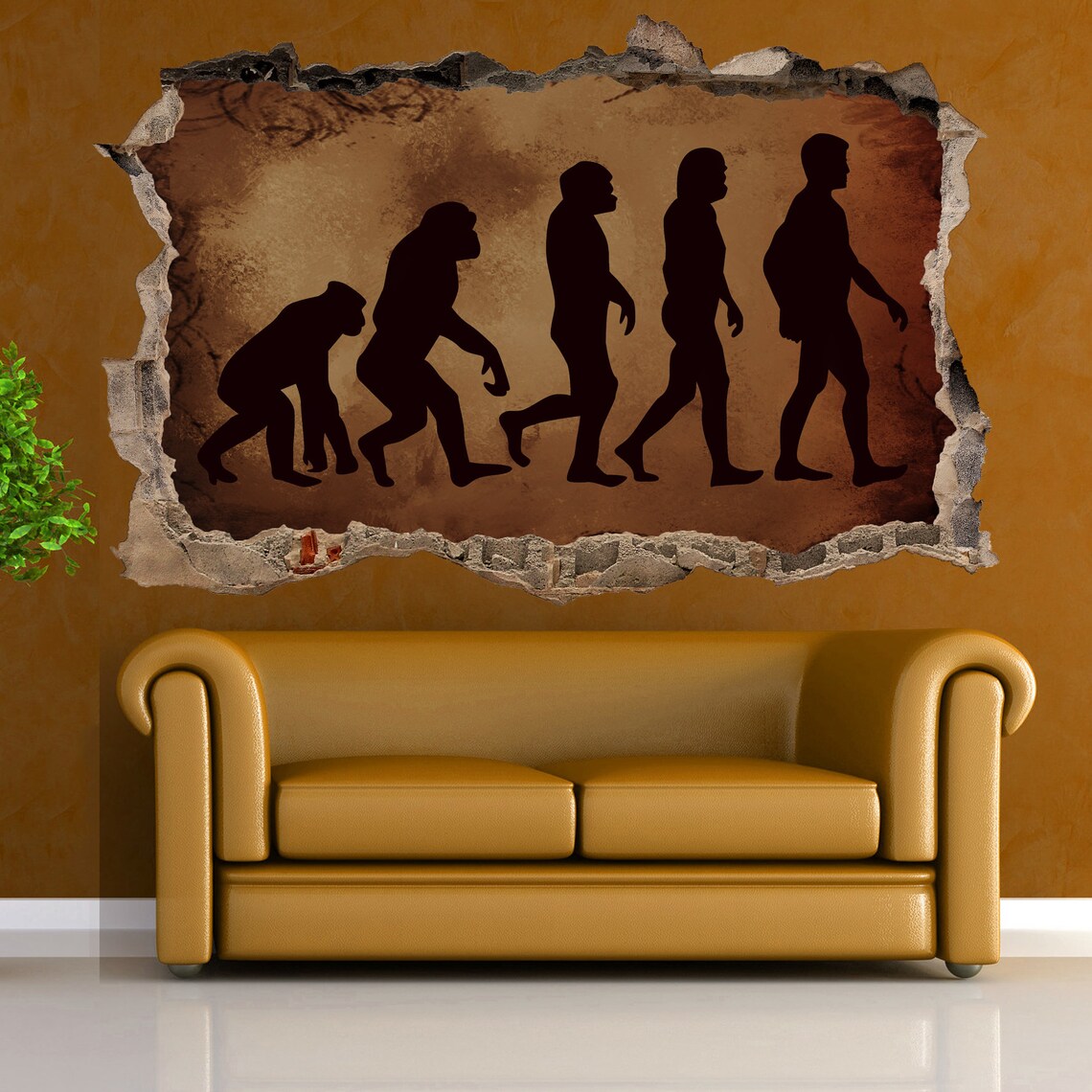 Evolution of Human Educational Wall Sticker Art Poster Mural - Etsy