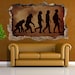 Evolution of Human Educational Wall Sticker Art Poster Mural Transfer ...