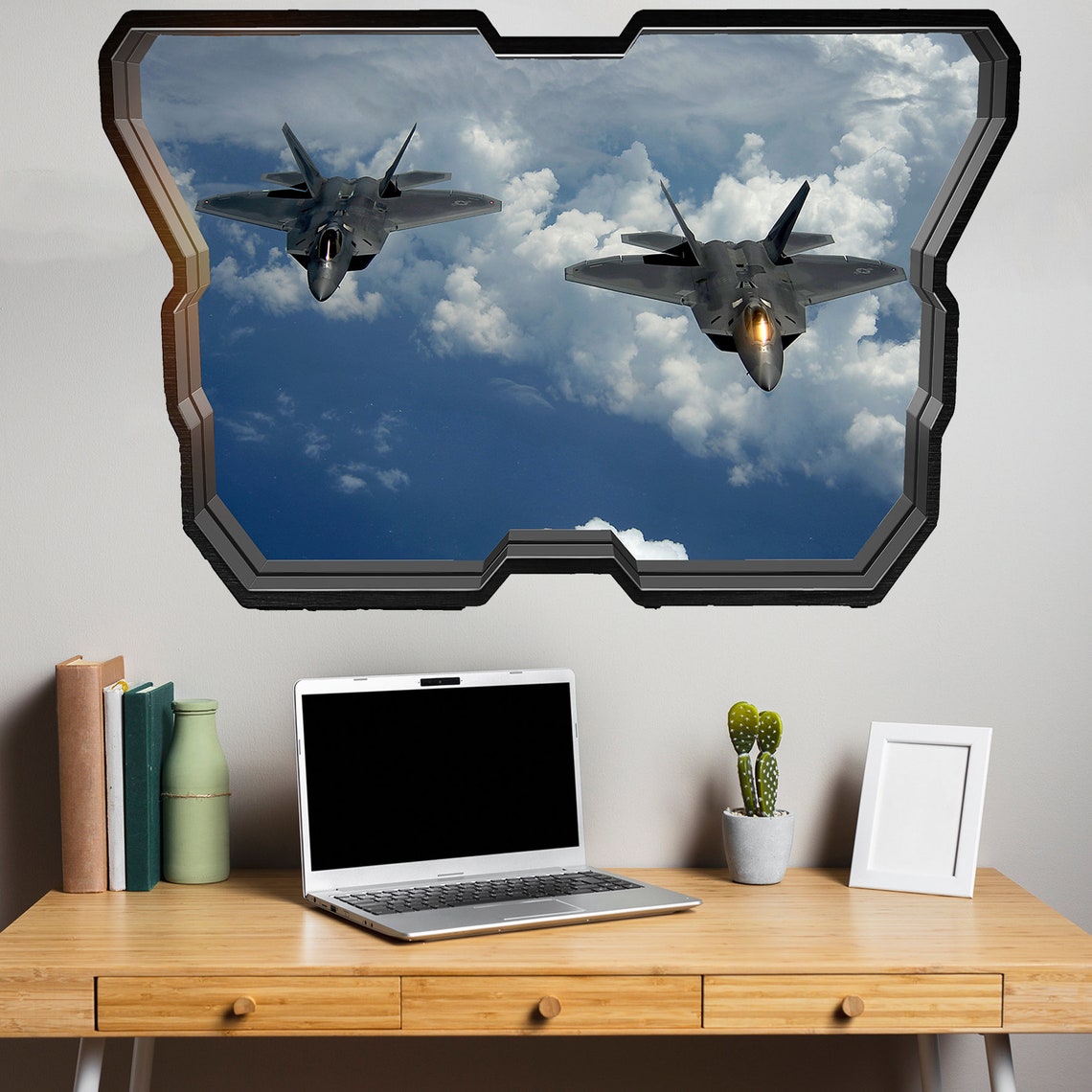Army Fighter Jets Flight Wall Sticker Art Poster Mural - Etsy